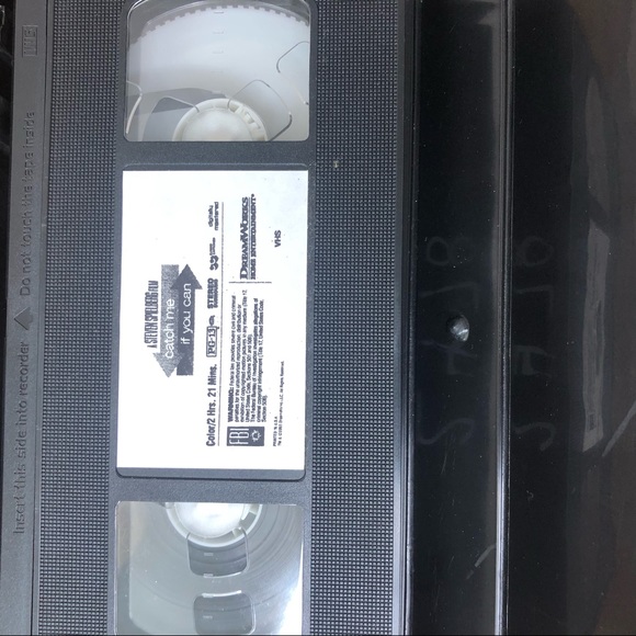 Disney | Other | 203 Catch Me If You Can Vhs Tape | Poshmark